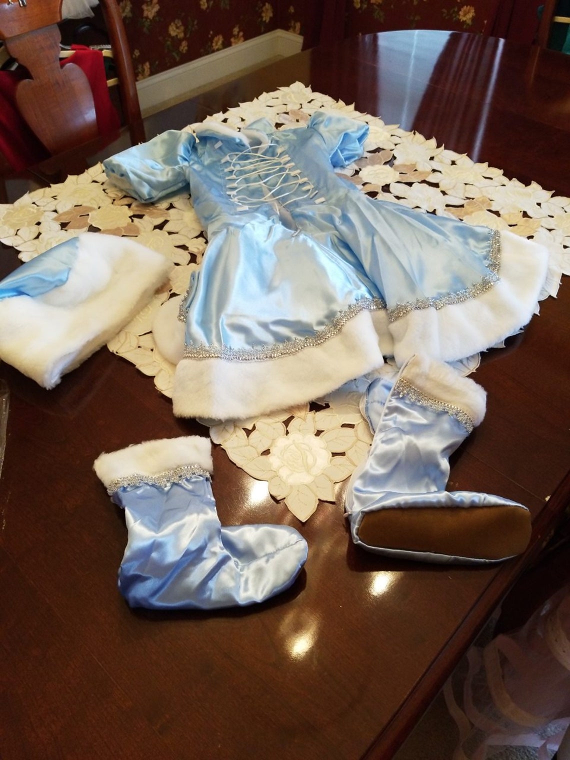 Blue Christmas Outfit Christmas Dress Pageant Dress Girls | Etsy