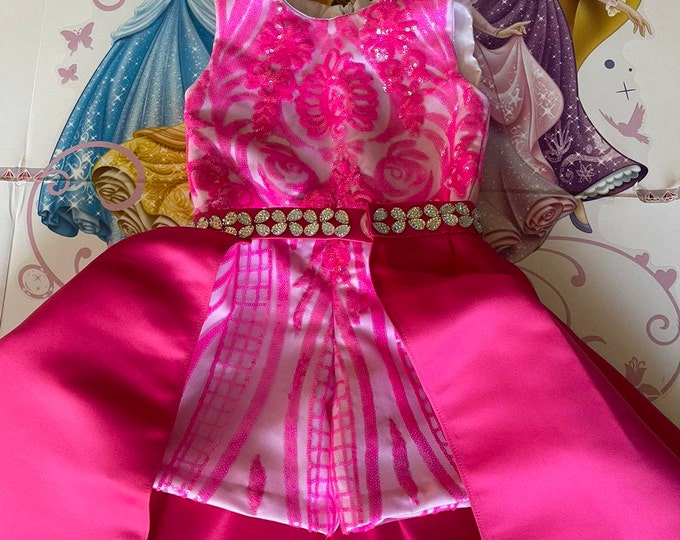 Fun Fashion Hot Pink Girls Outfit Pageant Pink Runway Pageant - Etsy