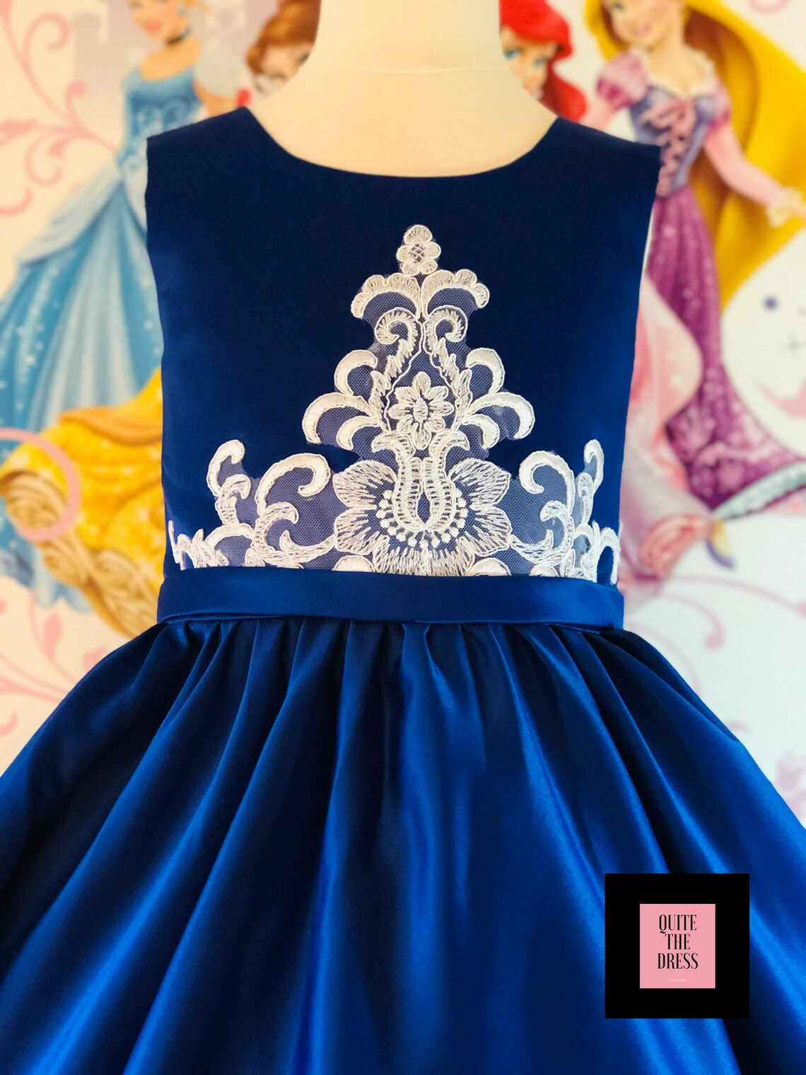 Royal Blue Pageant Prom Girls Dress Blue Ball Gown Party - Etsy