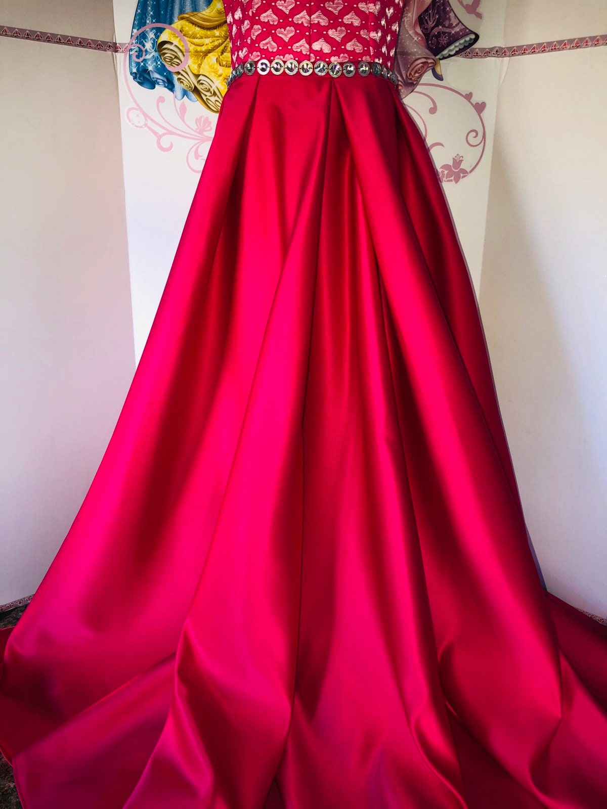 Fun Fashion Hot Pink Girls Pageant Ruffles Outfit Runway Outfit Pageant ...