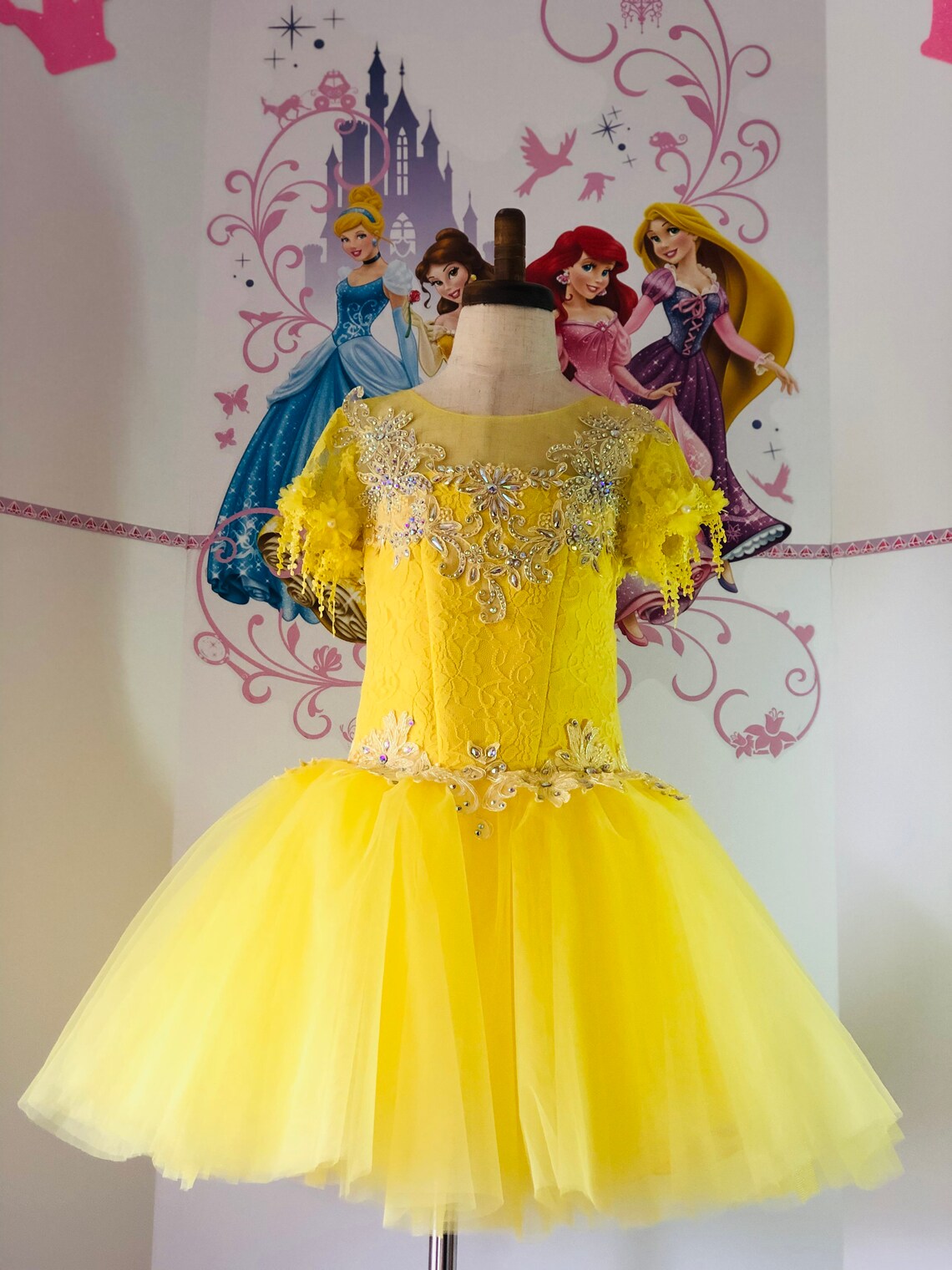 Yellow Custom Pageant Girls Dress Party Birthday Holiday - Etsy