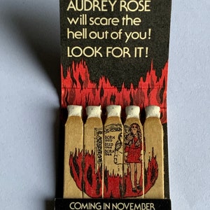 Vintage Feature Matchbook Audrey Rose the Novel of Reincarnation A ...