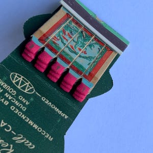 Vintage Feature Matchbook Seafood Bay Lobster N Steak House Columbus ...