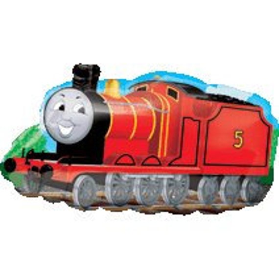 THOMAS the TANK ENGINE James Red Train Super Shape 33 | Etsy