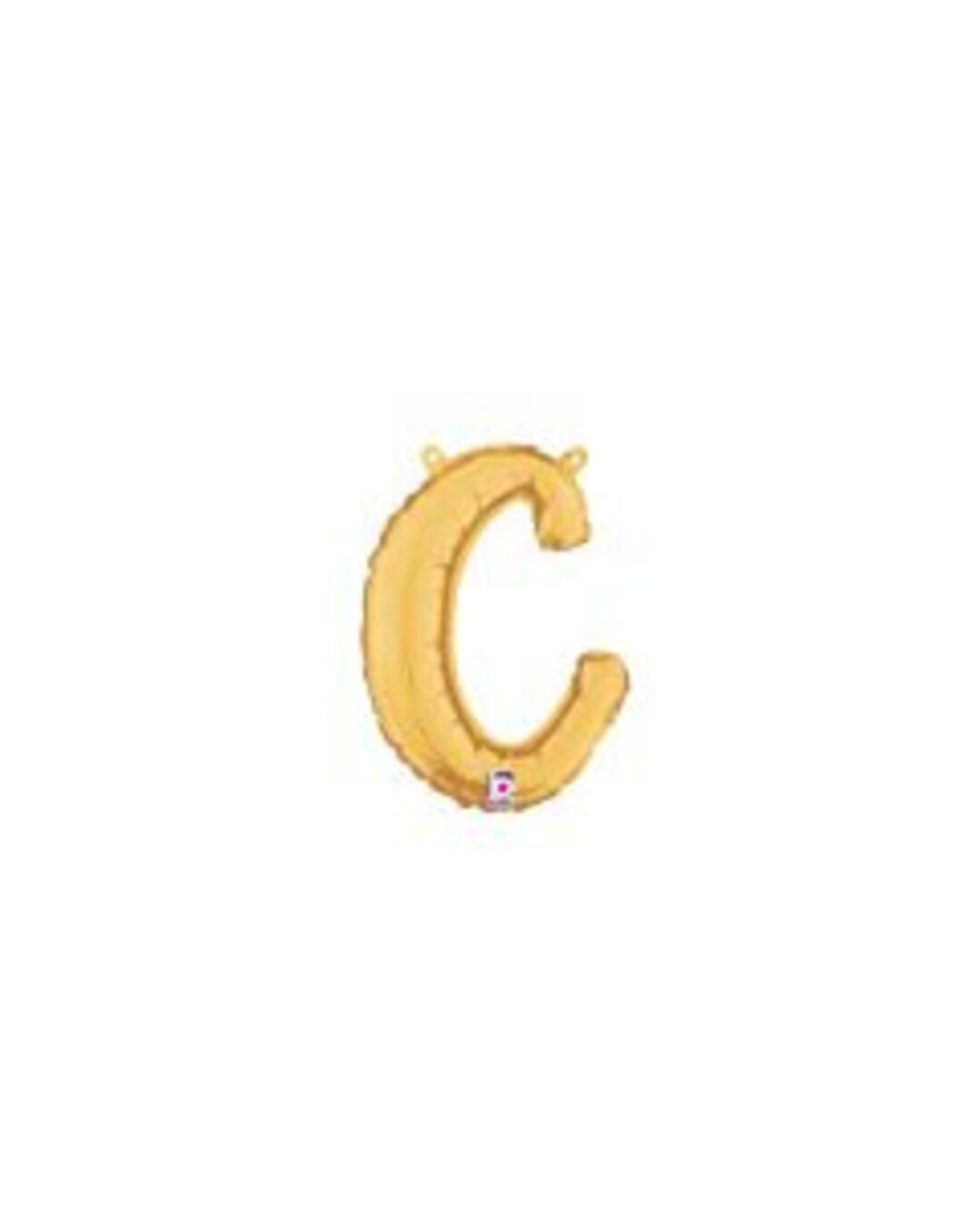 14" Script Foil Balloon Letter C Gold - Etsy