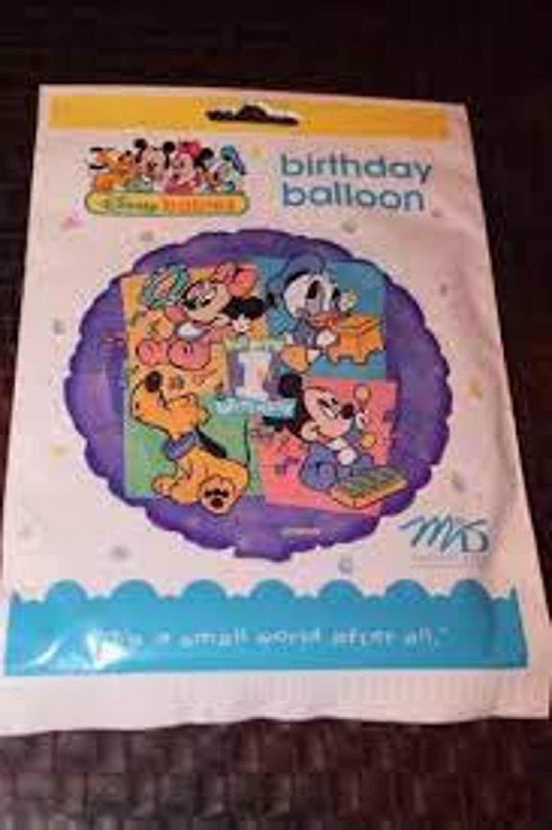 Disney Baby Happy 1st Birthday 18" Mylar Foil Balloon Mickey Mouse ...