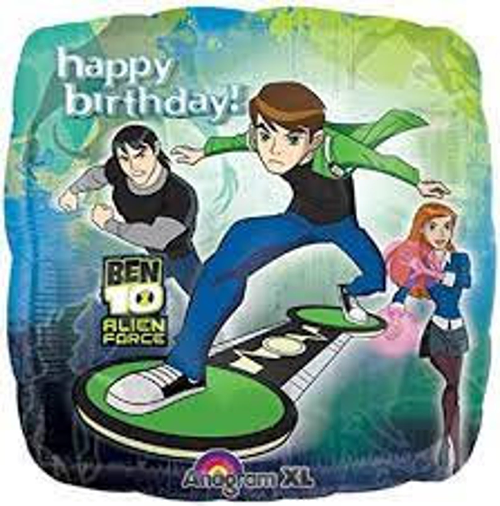 Ben 10 Happy Birthday 18" Square Mylar Foil Balloon - Etsy