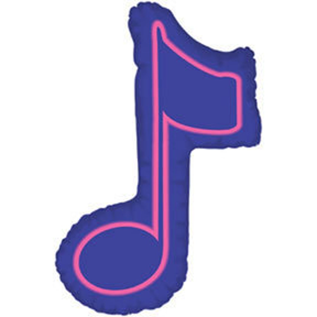Music Note Jumbo Mylar Foil Balloon - Etsy