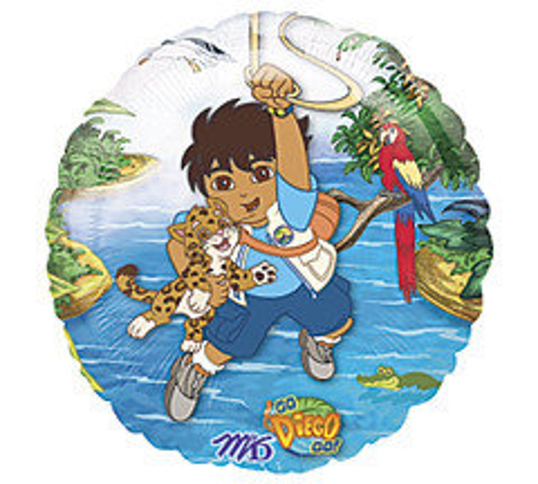 GO DIEGO GO 18" Character Balloon - Etsy
