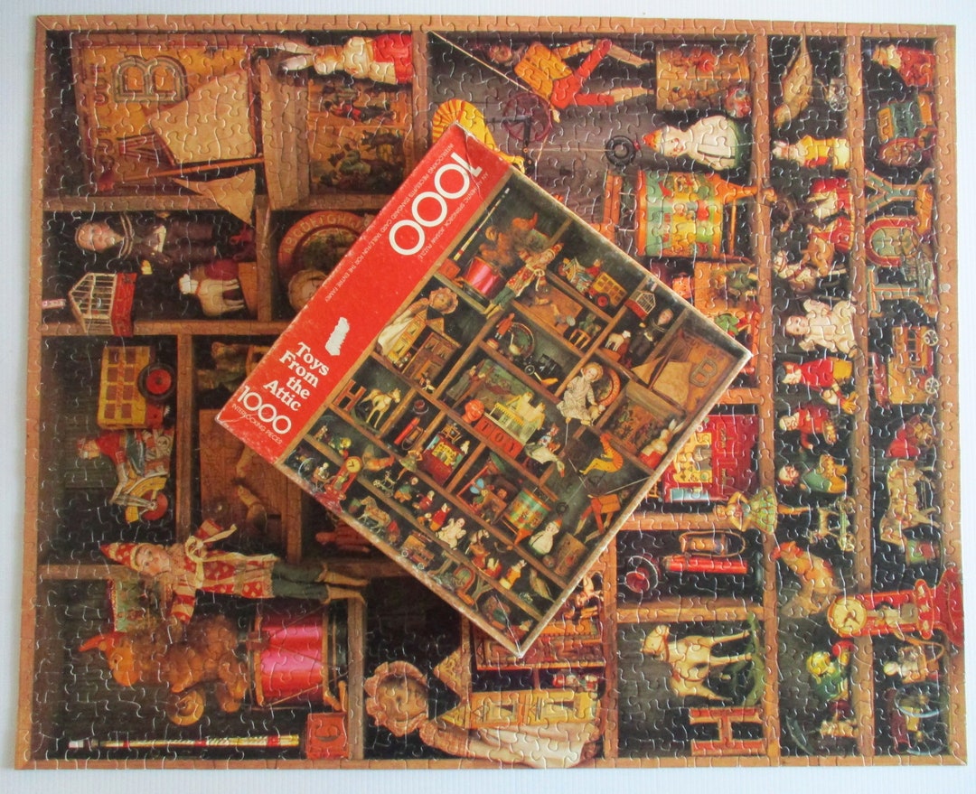 Vintage Springbok Jigsaw Puzzle, Toys From the Attic, 1000 Piece Puzzle ...