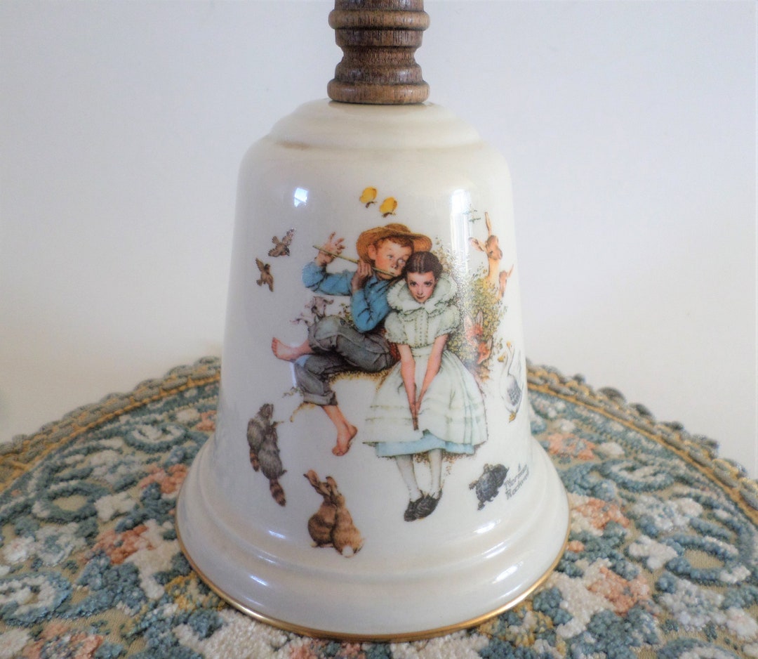Vintage 1975 Norman Rockwell's Love's Harmony Bell - Etsy