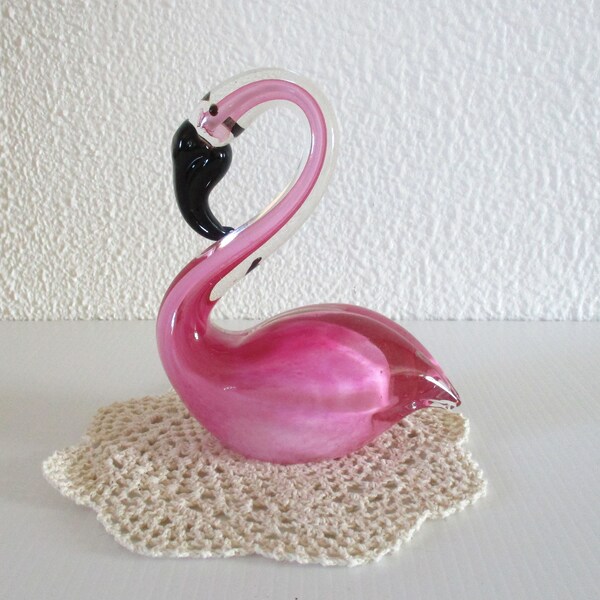 Flamingo Glass Art - Etsy