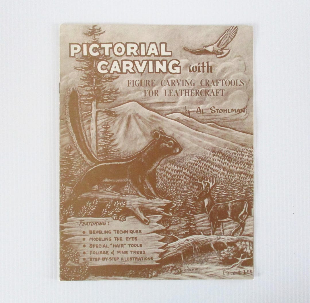 Vintage Pictorial Carving With Figure Carving for Leathercraft, Al ...