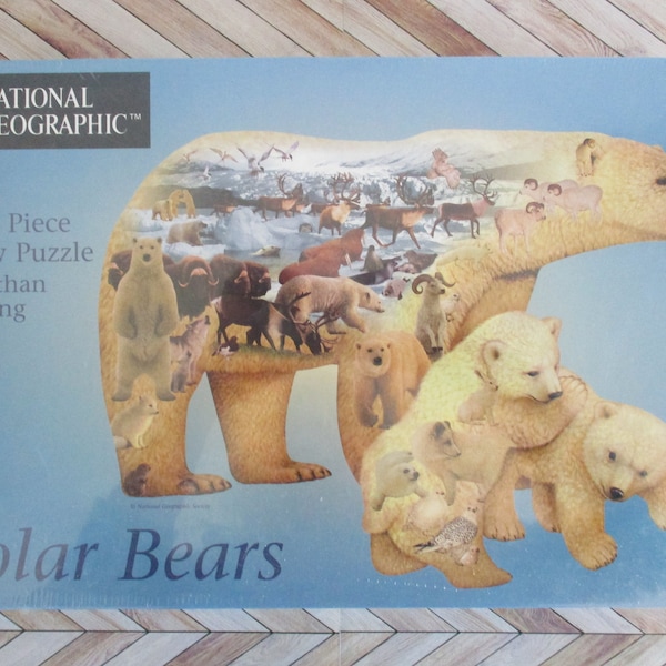 Polar Bear Puzzle - Etsy