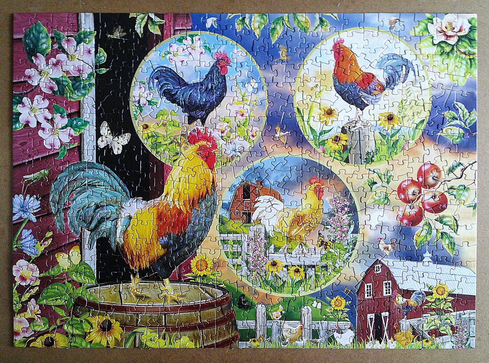 Rooster Magic Jigsaw Puzzle Cobble Hill 500 Piece Puzzle | Etsy