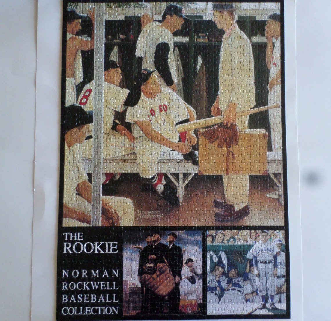 Vintage Jigsaw Puzzle Norman Rockwell The Rookie 1995 Fink | Etsy