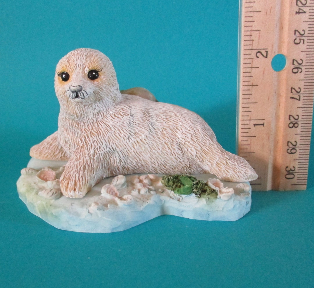 Vintage 1996 Hamilton Collection Fur Seal 2 Piece Figurine From the ...