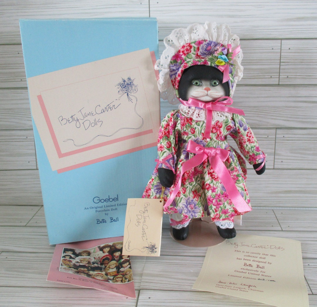 Vintage Goebel Bette Jane Carter Dolls, 1995 Ms. Fifi Fluffer, Bonnet ...