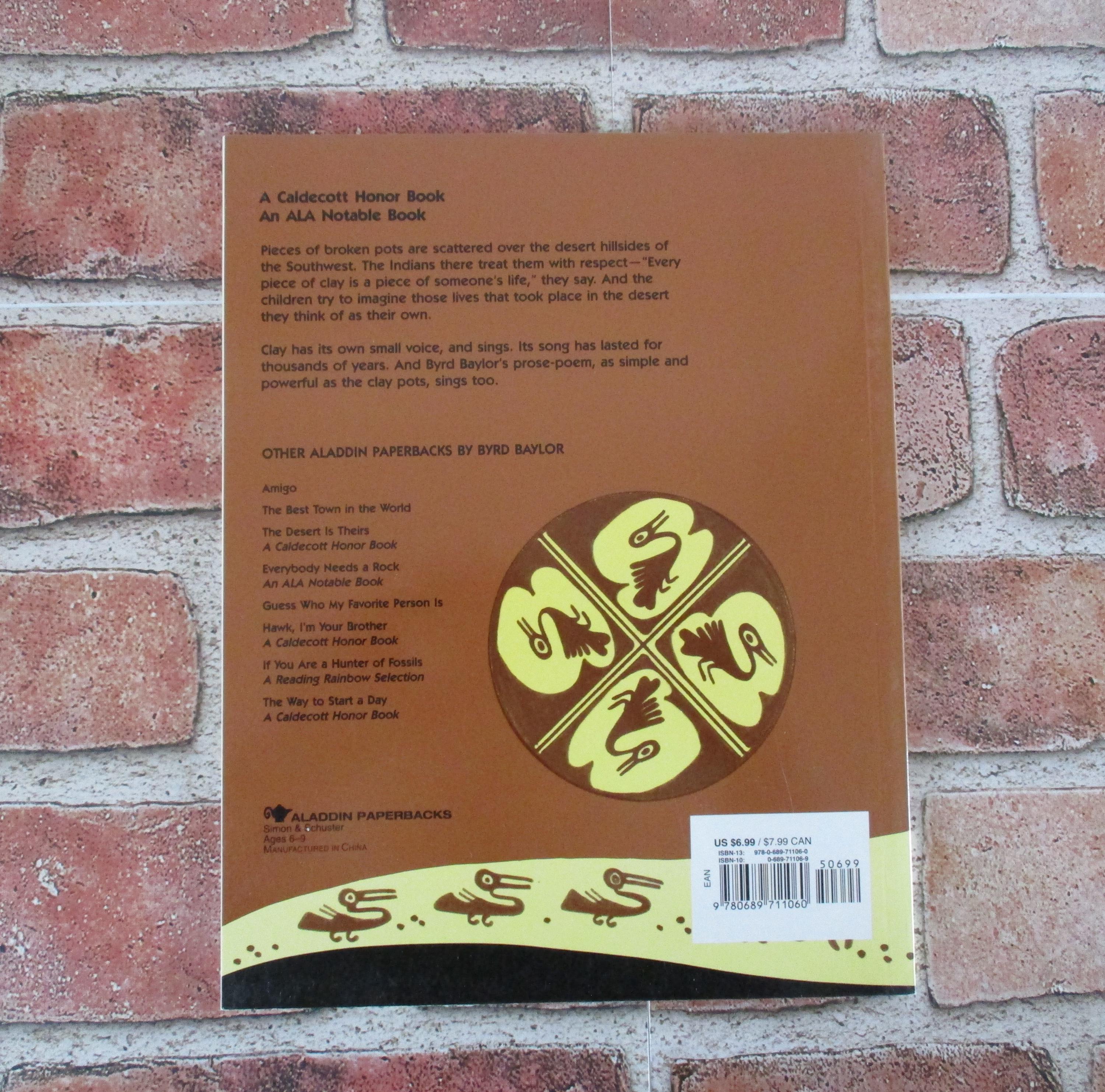 Vintage Childrens Book, When Clay Sings, by Byrd Baylor , Caldecott ...