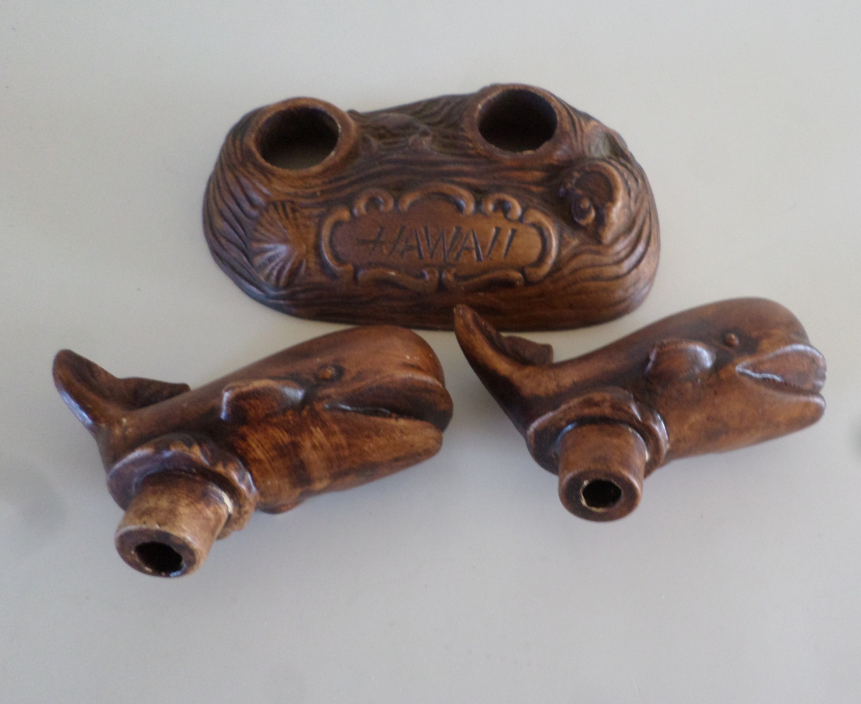 Vintage Whales Salt and Pepper Set by Treasure Craft Hawaii - Etsy