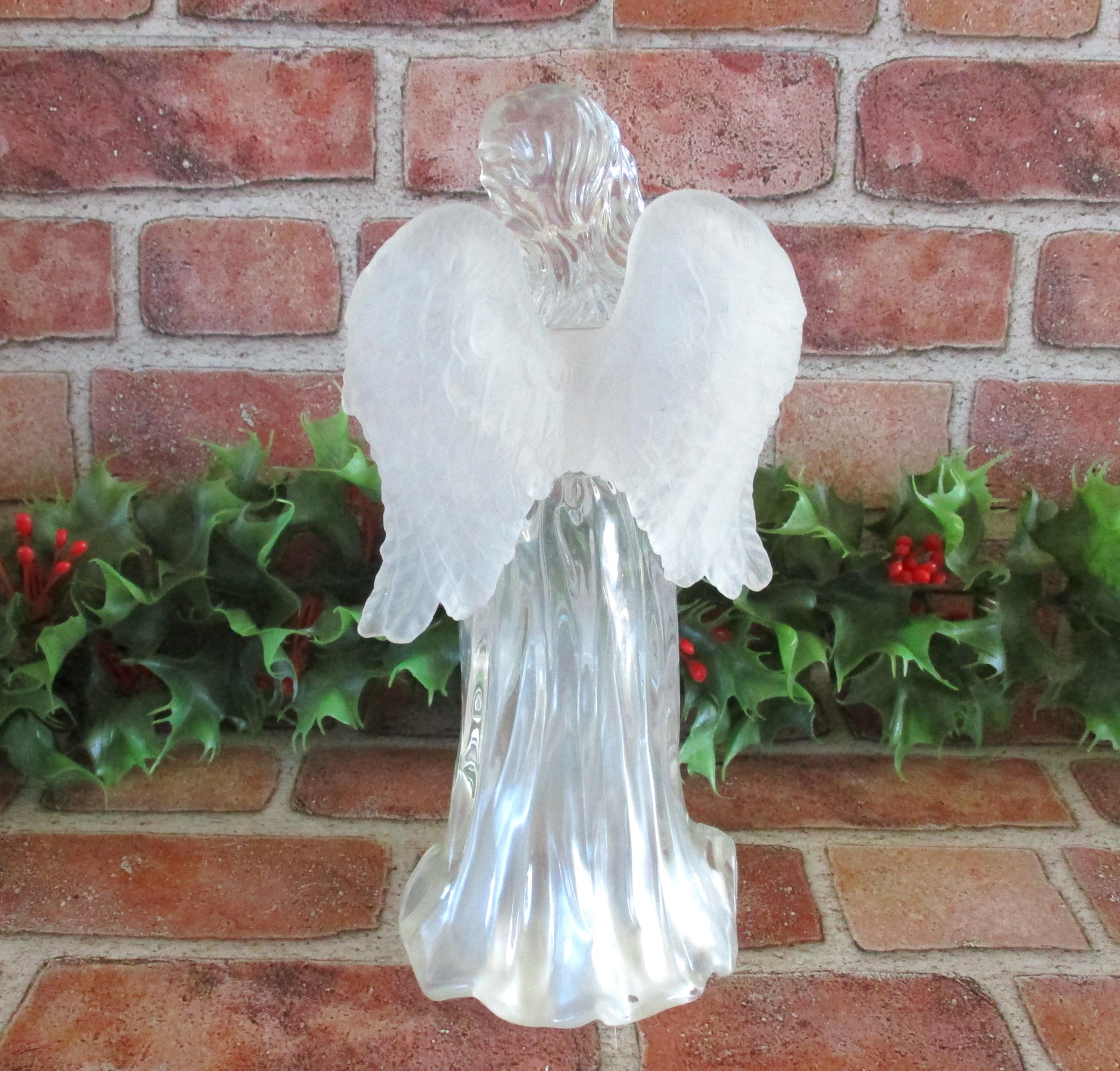 Vintage Acrylic Angel, Plastic Christmas Angel Centerpiece, Mantle ...