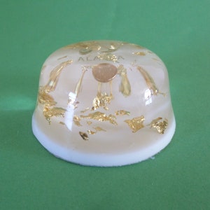 Small Vintage Lucite Alaska Souvenir Paperweight Miniature - Etsy