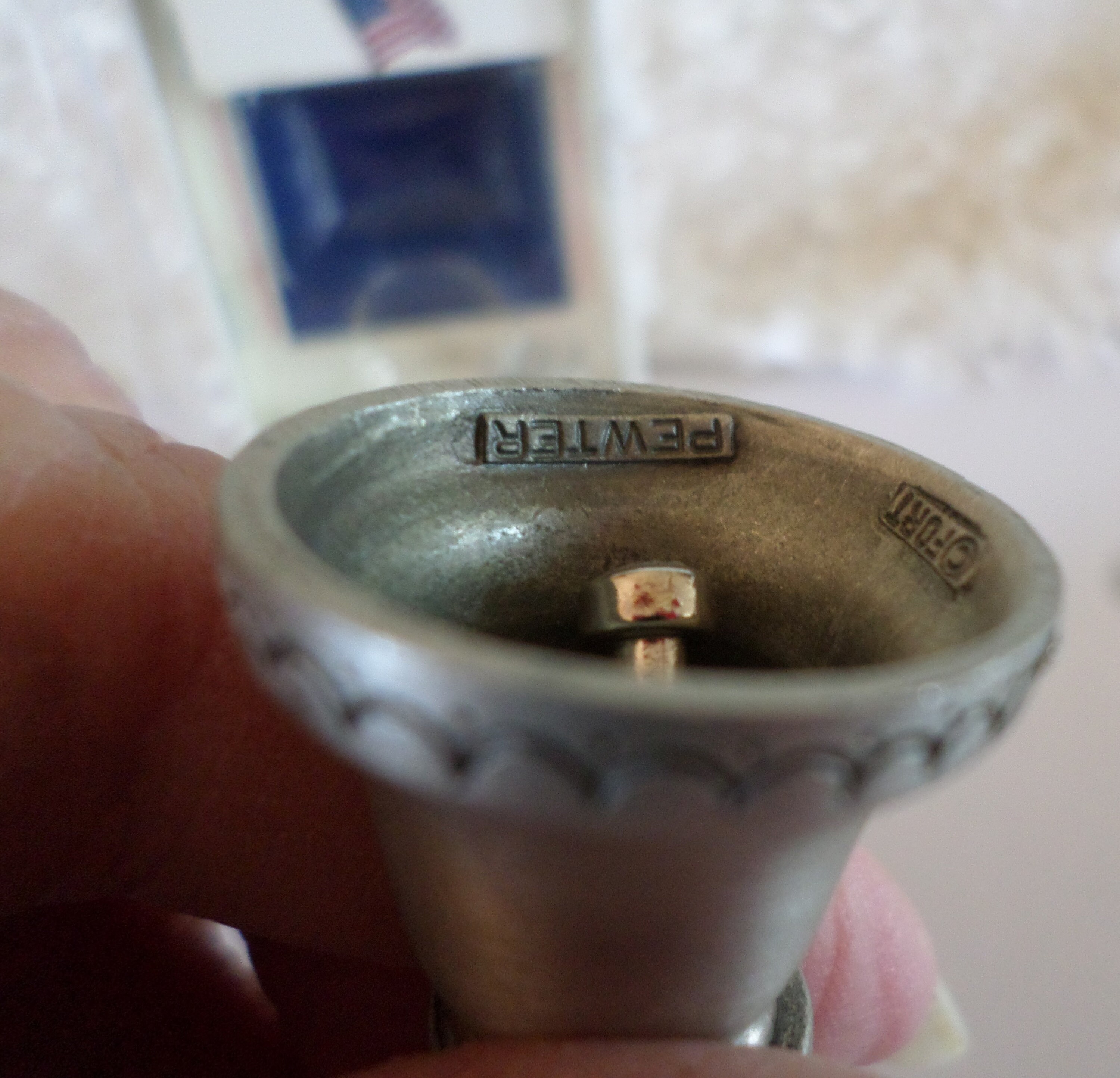 Vintage pewter Mesa Verde souvenir bell Fort miniature pewter | Etsy