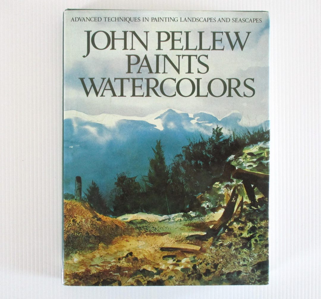 Vintage John Pellew Paints Watercolors Book, 1979 First Printing ...