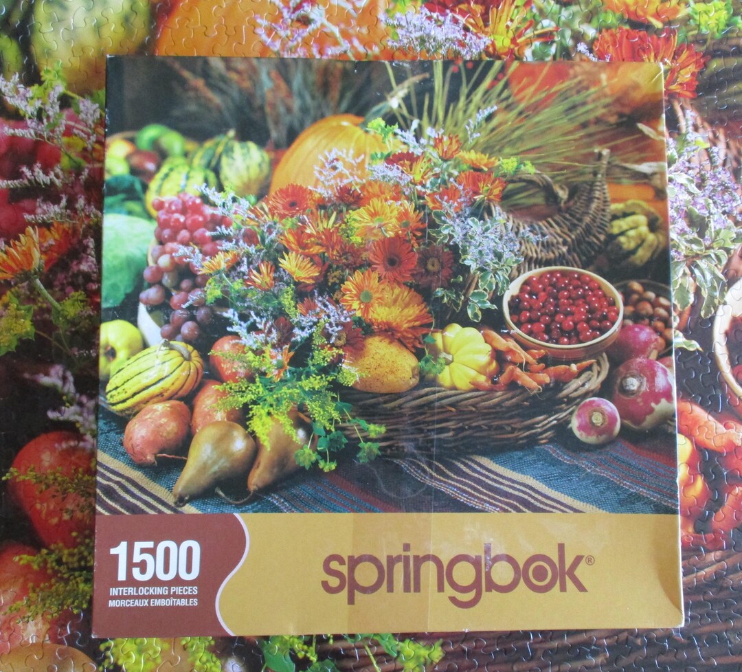 Vintage Springbok Jigsaw Puzzle, Autumn Harvest, 1500 Piece Puzzle ...