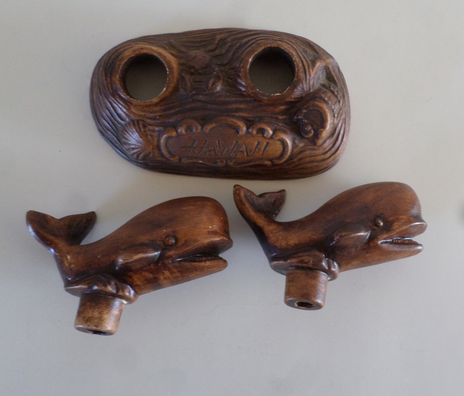 Vintage Whales Salt and Pepper Set by Treasure Craft Hawaii | Etsy