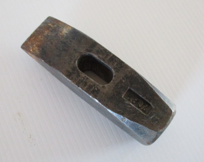 Vintage Blacksmith Anvil Hammer, 48 Oz Ludell Hammer Head, Made in ...