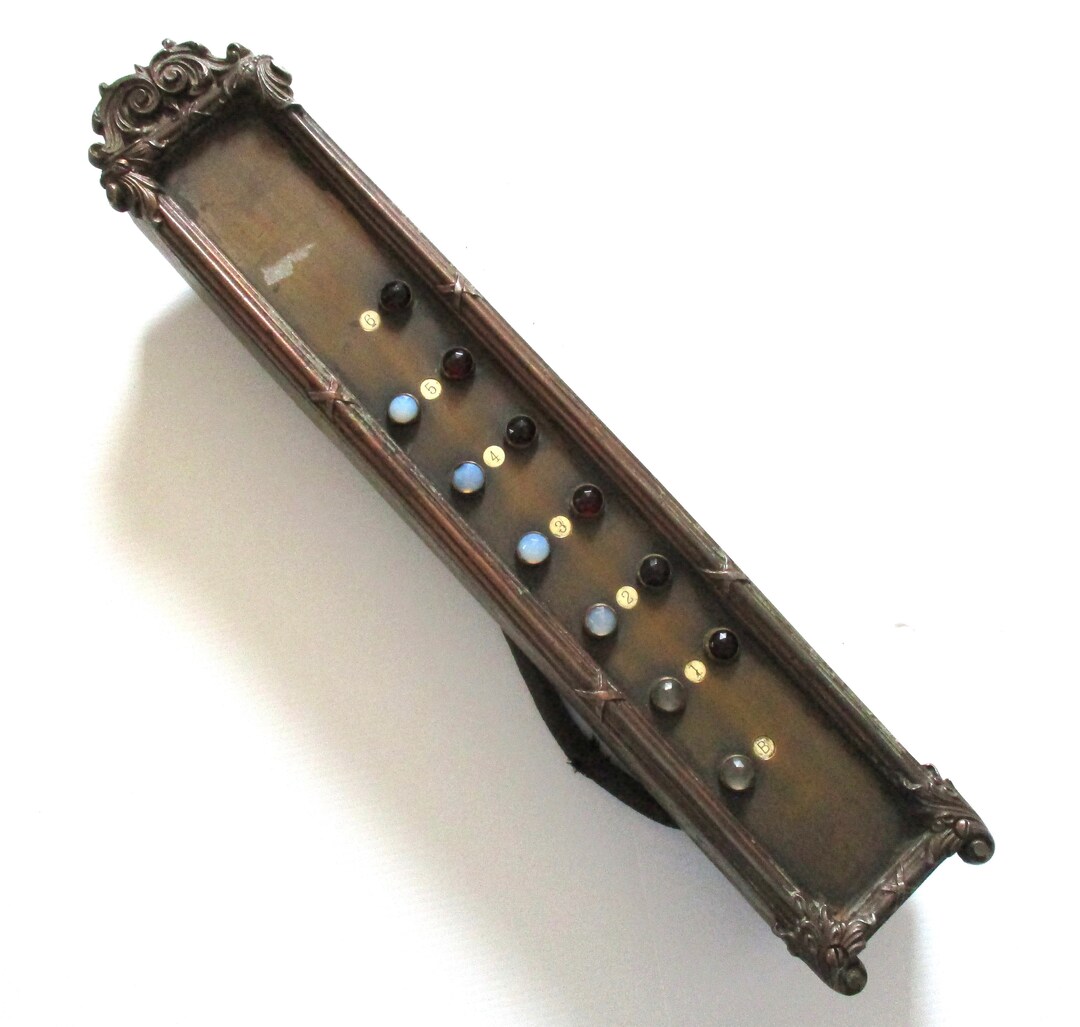 Antique Elevator Floor Indicator Light Panel, as is Non Working, Bronze ...