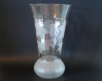 12 Inch Glass Vase - Etsy