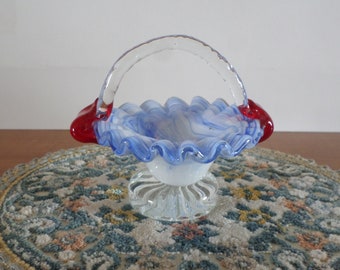 Small Glass Basket - Etsy