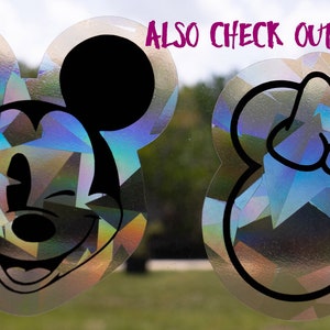 DISNEY Window Clings Mickey Mouse Ears Suncatcher Sticker - Etsy