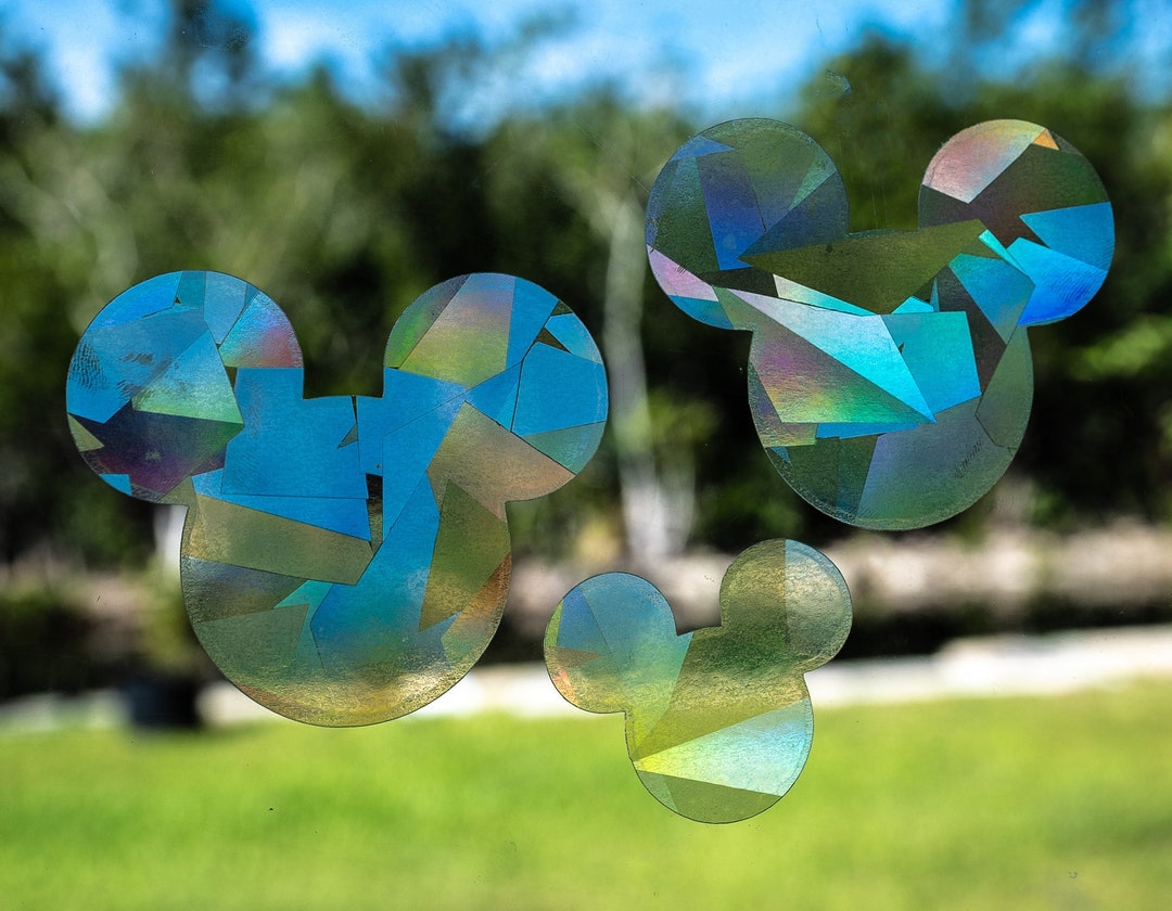 DISNEY Window Clings Mickey Mouse Ears Suncatcher Sticker - Etsy