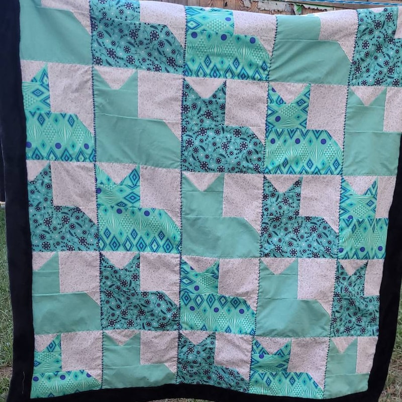 Kitty Quilt Pattern - Etsy