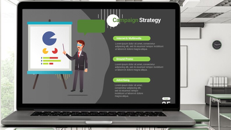 Animated Powerpoint Presentation Template, Creative Modern Business ...