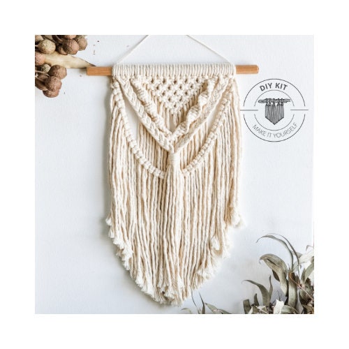 Feather Wall Hanging Macrame DIY Kit - Etsy