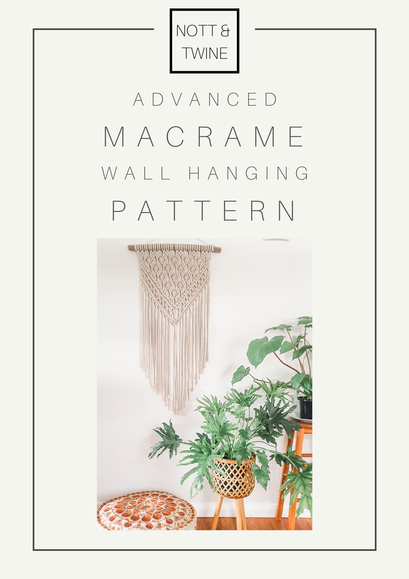 Digital Pattern Download // Macrame Pattern //macrame Wall - Etsy