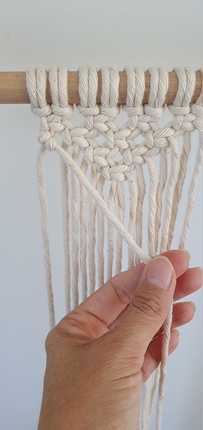 PDF Pattern Macrame Large Wall Hanging // Macrame Intermediate - Etsy