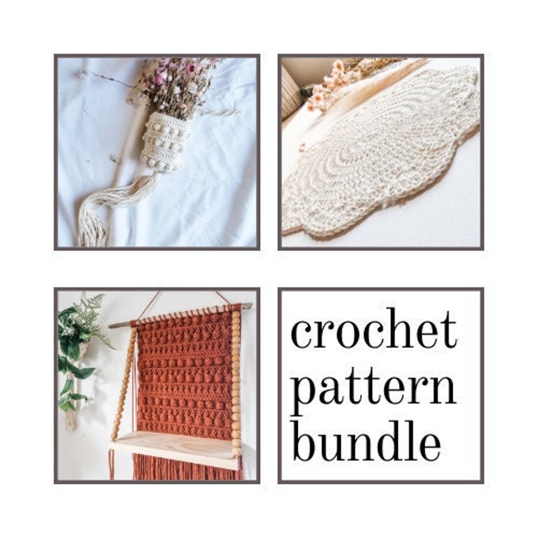 3 in 1 Crochet Pattern Bundle / Crochet Patterns / - Etsy