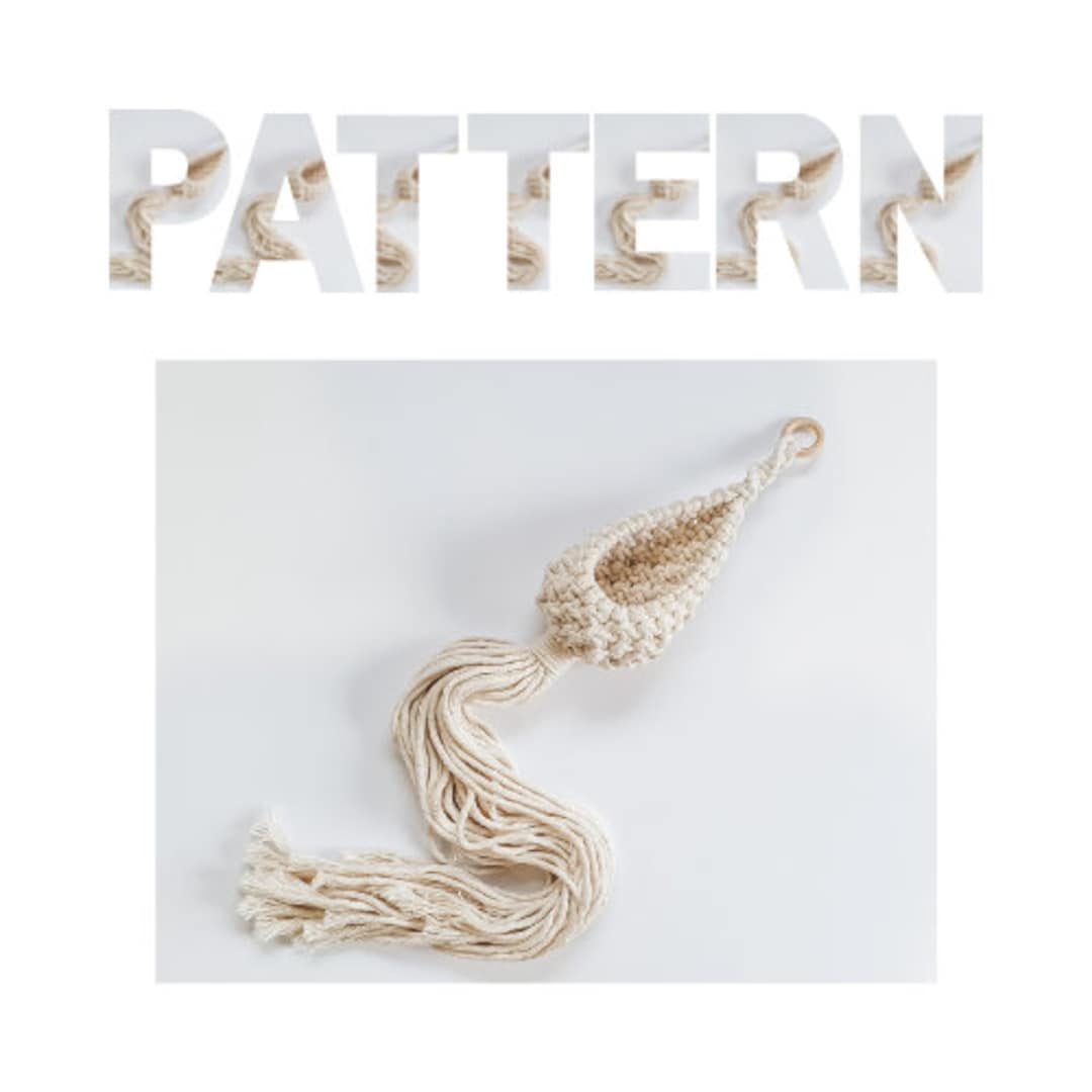 PDF Pattern Macrame Hanging Pod // Macrame Pod // Hanging Pod ...