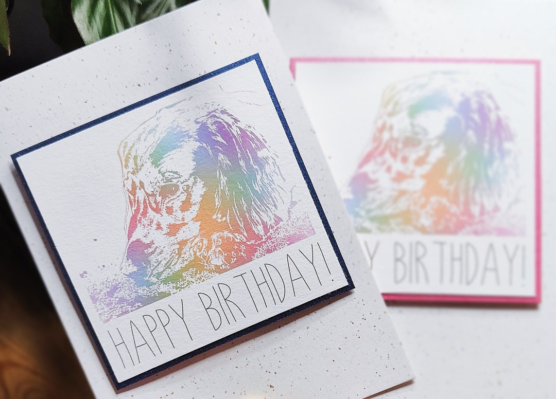 Spaniel Birthday Card, Dog Themed Birthday Cards, Happy Birthday Card ...