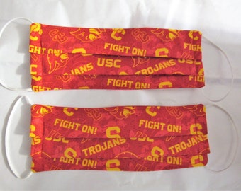 Usc Face Mask - Etsy
