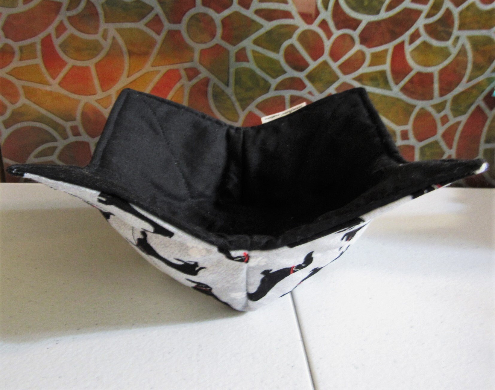Dachshund Dog Reversible Microwavable Bowl Cozy - Etsy