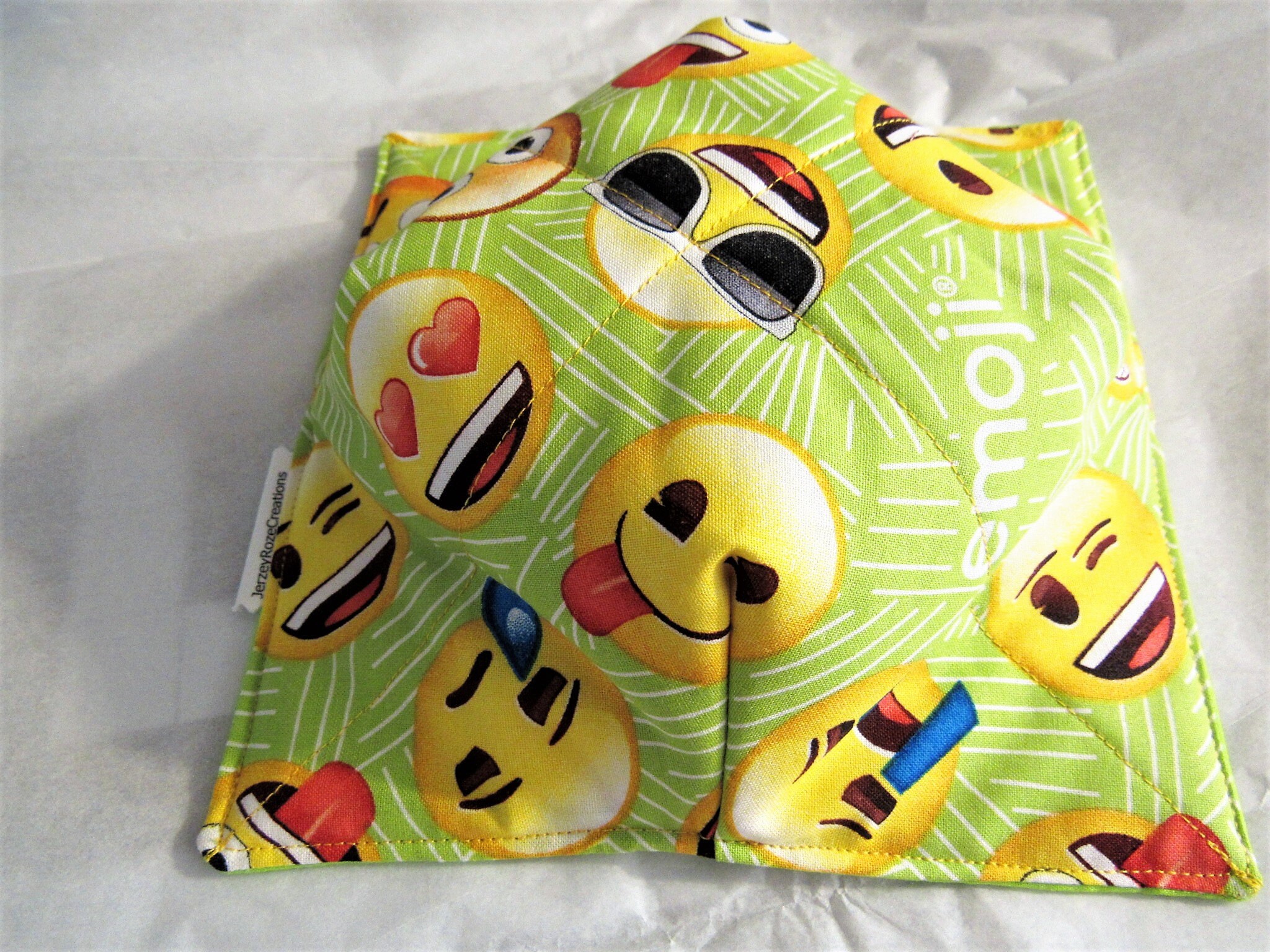 Emoji Faces Reversible Microwavable Bowl Cozy - Etsy