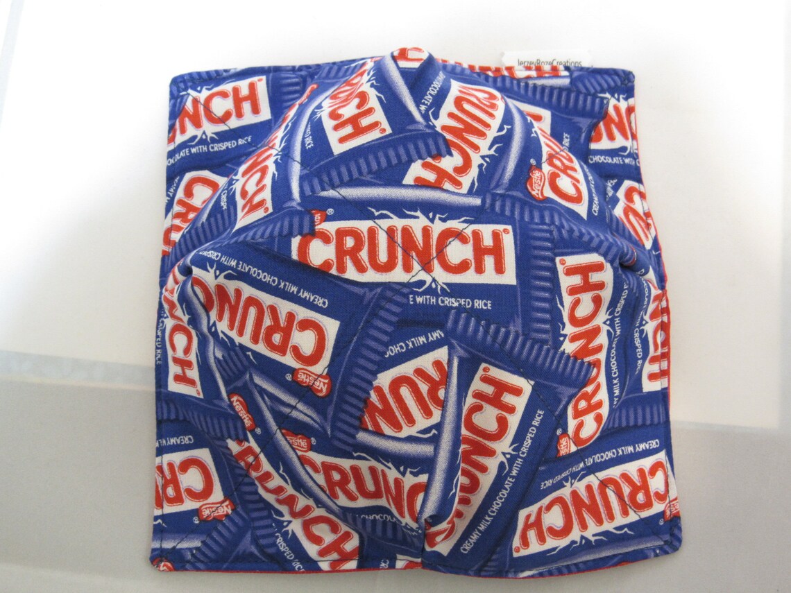 Crunch Candy Bar Reversible Microwavable Bowl Cozy - Etsy