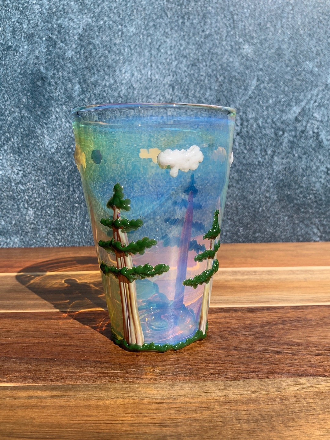 Pint Glass- Redwood Tree Sequoia Evergreen Custom Unique Gift for Craft ...