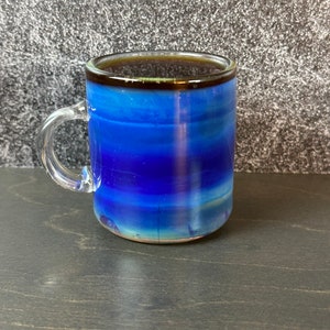 Glass Espresso Cup Handcrafted Heat Resistant Borosilicate Glass Color ...